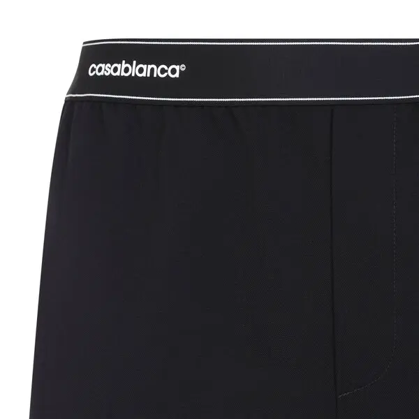Casablanca Wool Sport Pants - Black