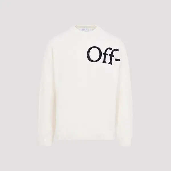 Off-White Bookish Shared Knit Crewneck - Multicolor