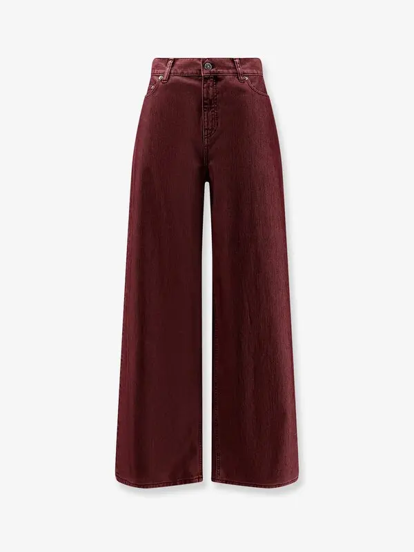 GOLDEN GOOSE Melody Boyfriend Fit Trousers - Multicolor