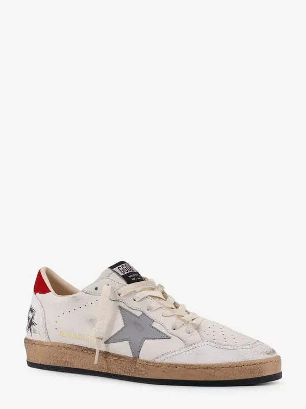 GOLDEN GOOSE Ball Star Distressed Leather Sneakers