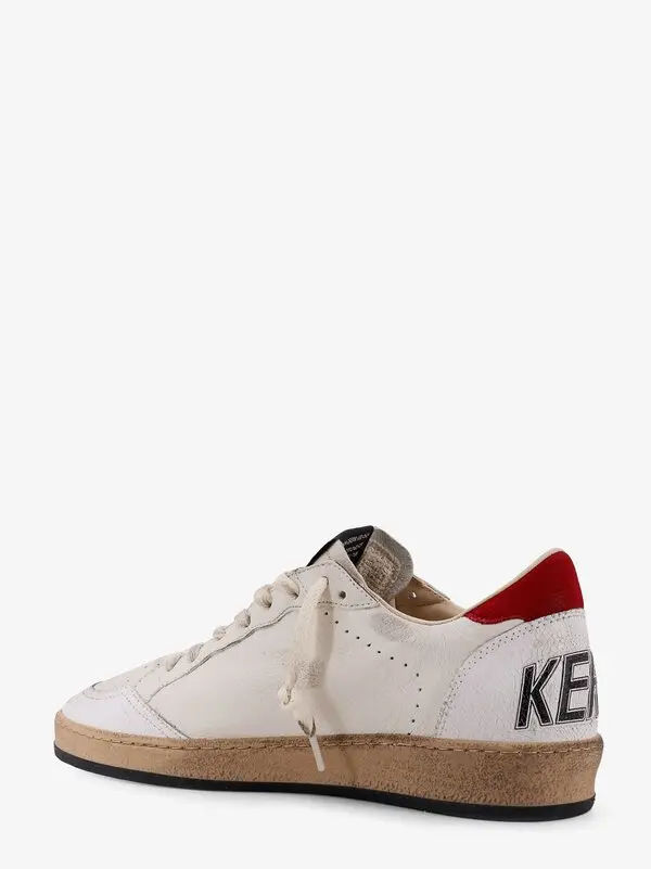 GOLDEN GOOSE Ball Star Distressed Leather Sneakers