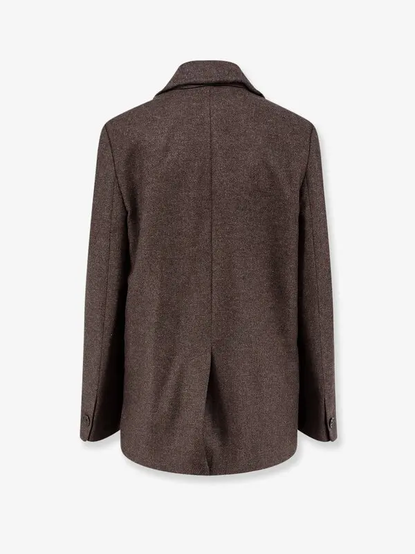 TOTEME Scarf Lapel Viscose And Wool Blazer