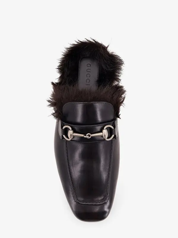 Gucci Leather Slipper With Horsebit