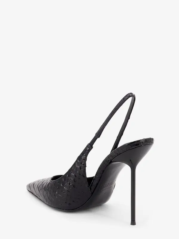 Paris Texas Lidia Pump In Leather With Python Print