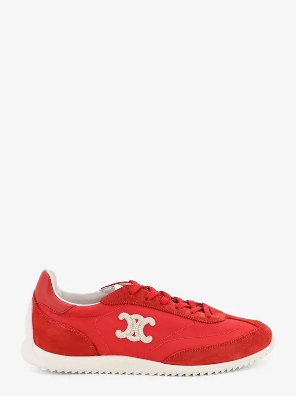 Celine Race Sneakers In Nylon And Suede - Multicolor