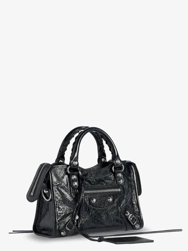 Balenciaga Le City Mini Arena Leather Handbag