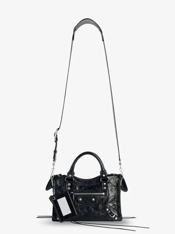 Balenciaga Le City Mini Arena Leather Handbag