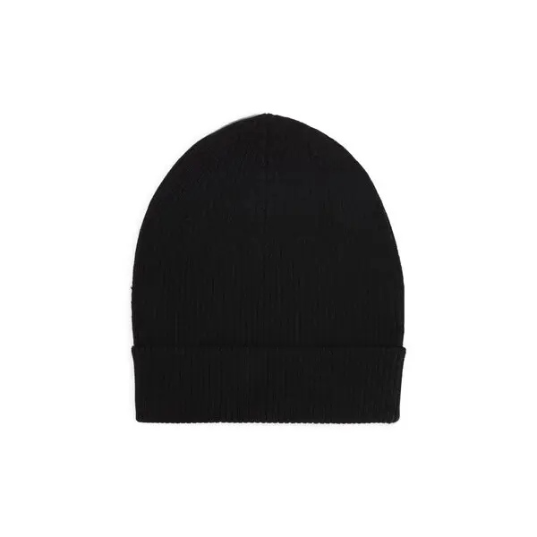 Rick Owens Ribbed Beanie - Black
