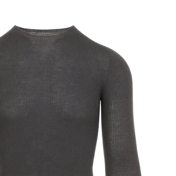 Rick Owens Ribbed Round Neck