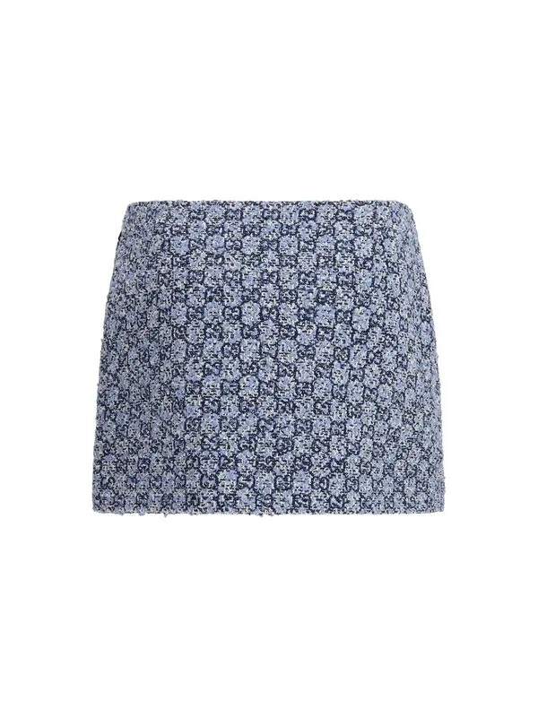 Gucci Gg Tweed Skirt