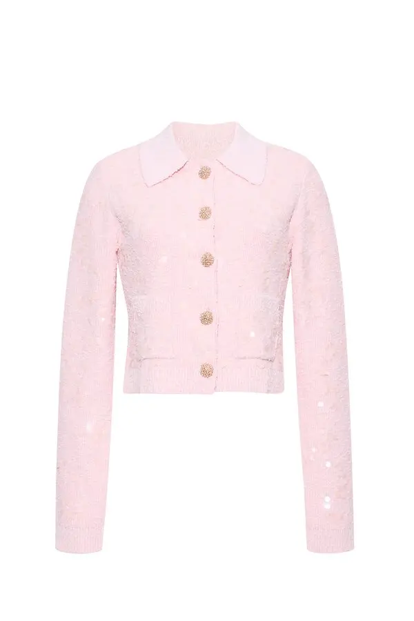 Cara Cara Rayna Sequin Cardigen - Blush