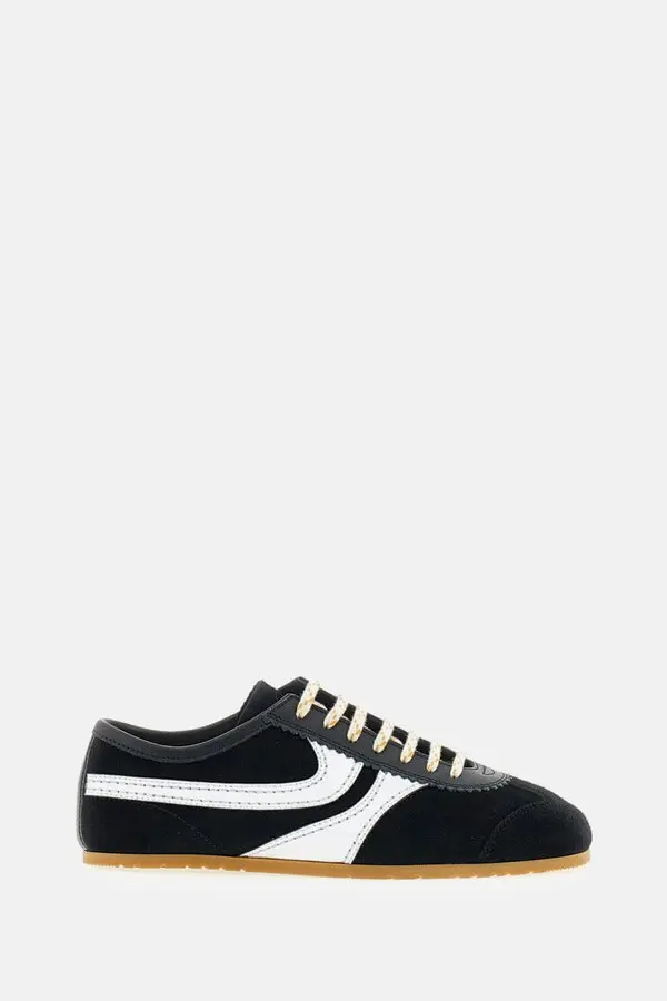 Dries Van Noten Suede Sneakers - Nero
