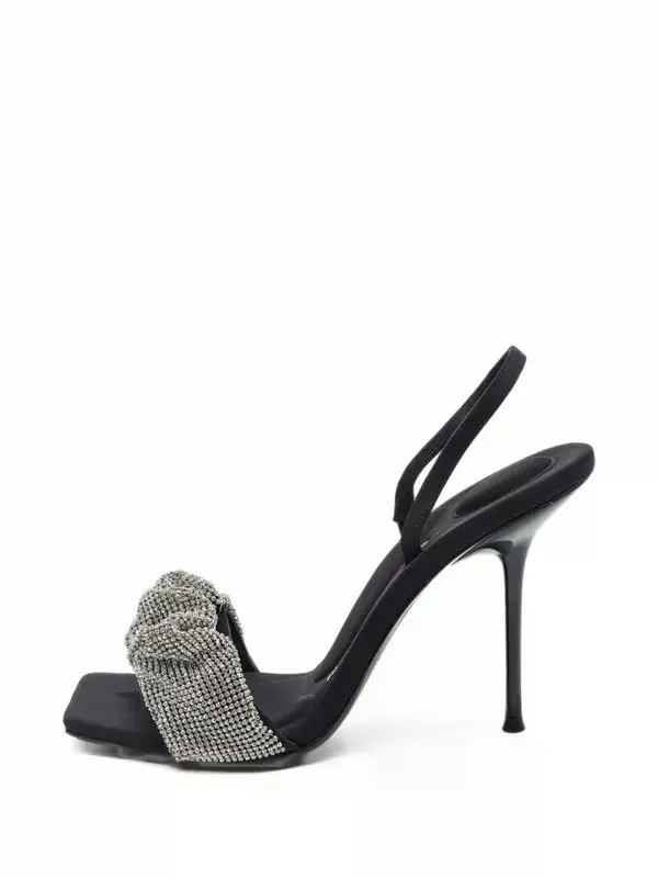 Alexander Wang Julie Scrunchie Slingback Sandals