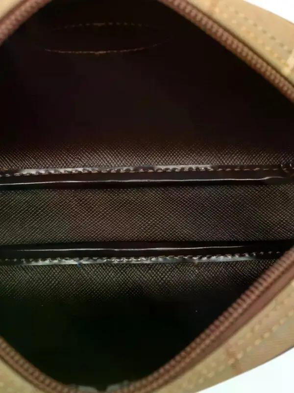 Burberry 20th Century Vintage Check Canvas Crossbody Bag