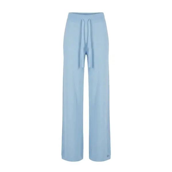 TIRILLM Andrea Merino Wool Loose Fitted Trouser- Light - Blue