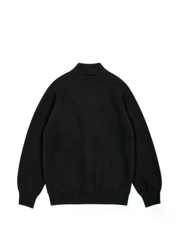 ANIPS Ribbed-trim Raglan-sleeve Jacket