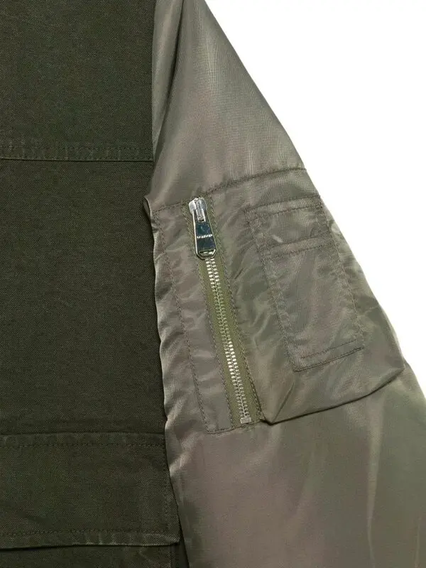 DONDUP Panelled High-neck Jacket
