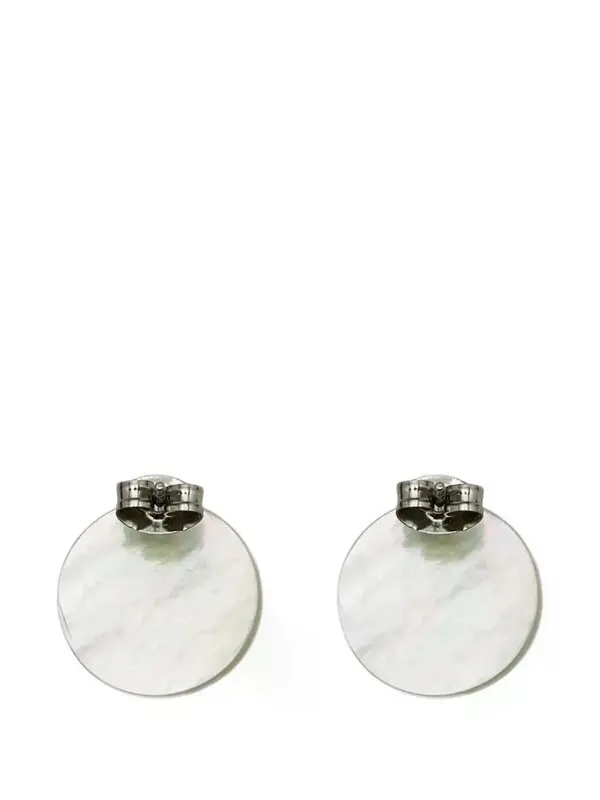 AIGNER Logo Mother-of-pearl Earrings