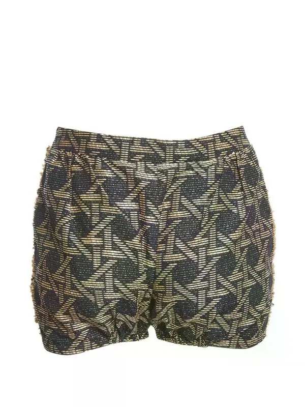 Dsquared2 2014 Wicker-woven Jacquard Shorts - Black