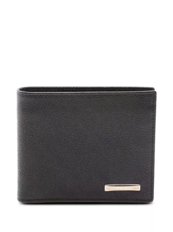 BVLGARI 2000-2026 Leather Bifold Wallet Small Wallets