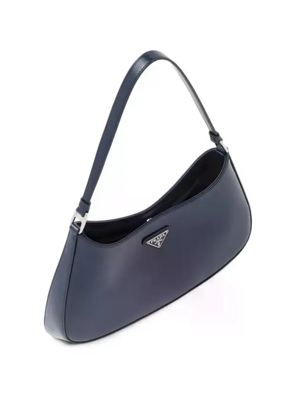 Prada Cleo Brushed Leather Shoulder Bag