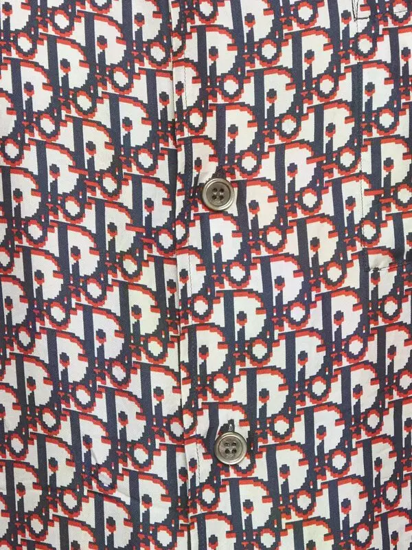 Dior Oblique Monogram Button-front Shirt