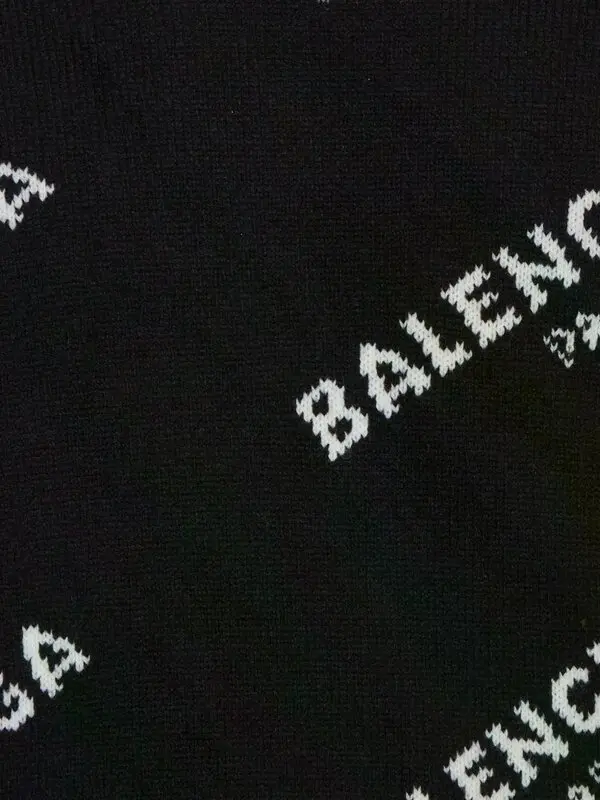 Balenciaga Logo-pattern Sweater