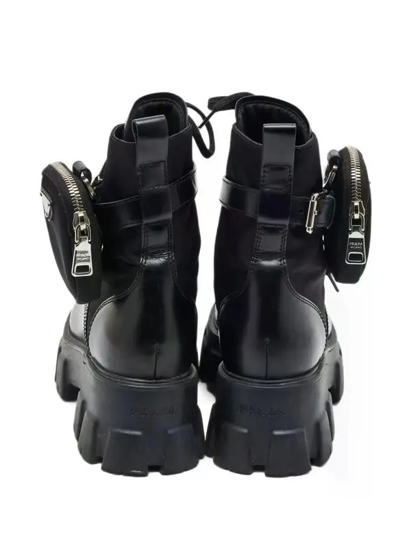 Prada Monolith Pouch-detail Combat Boots