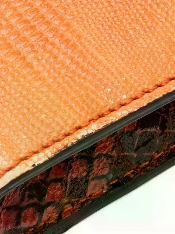 Stella McCartney Patchwork Snakeskin-effect Clutch Bag