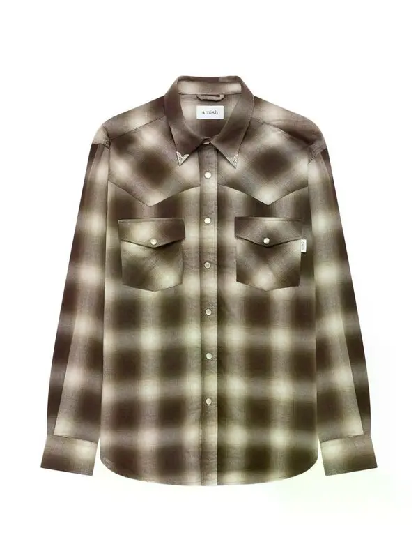 AMISH SUPPLIES Check-pattern Texaco Shirt