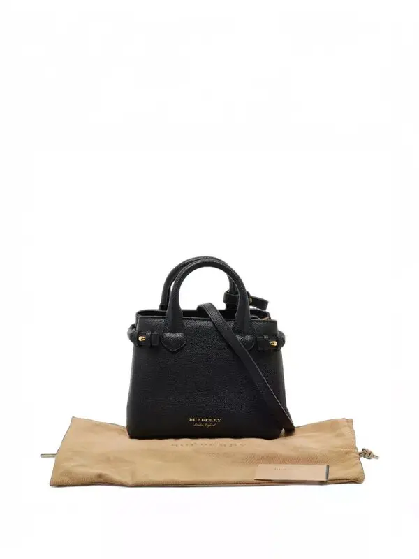 Burberry Baby Banner Leather Tote Bag