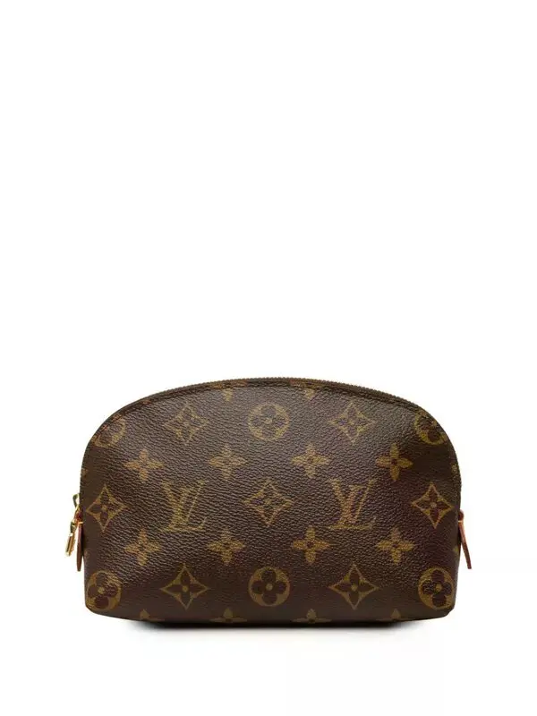 LOUIS VUITTON 2004 Monogram Cosmetic Pm Pouch - Brown