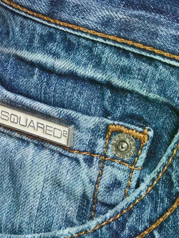 Dsquared2 Five-pocket Distressed Jeans