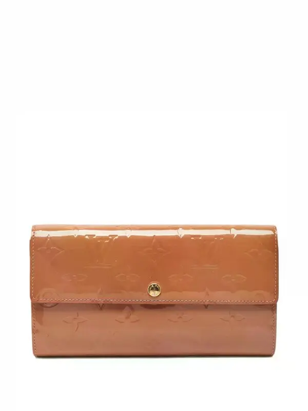 LOUIS VUITTON 2012 Sarah Monogram Vernis Wallet - Brown