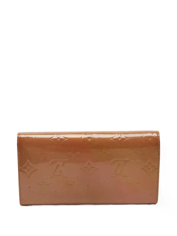 LOUIS VUITTON 2012 Sarah Monogram Vernis Wallet - Brown