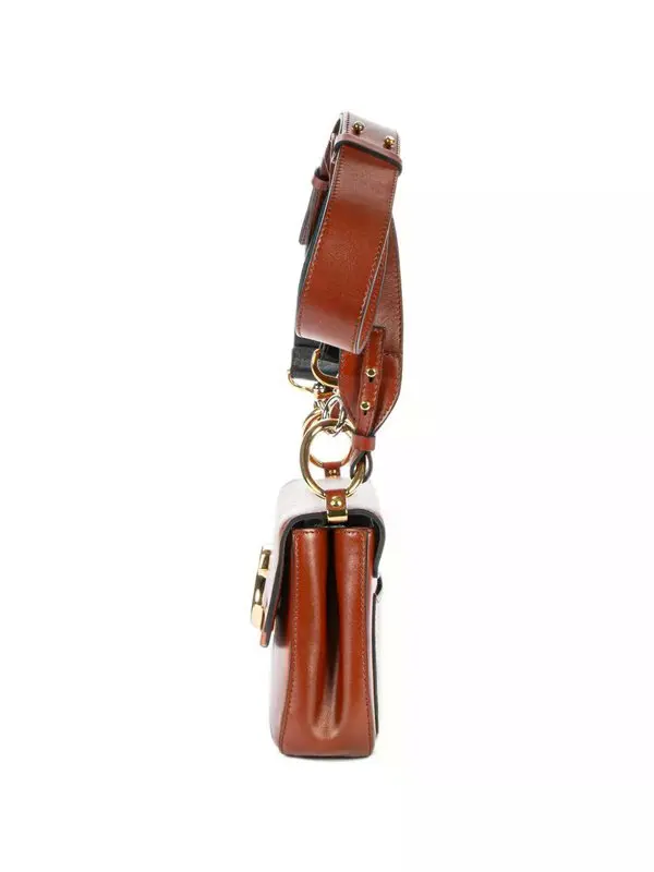 Chloé C Bag Leather Shoulder Bag - Brown