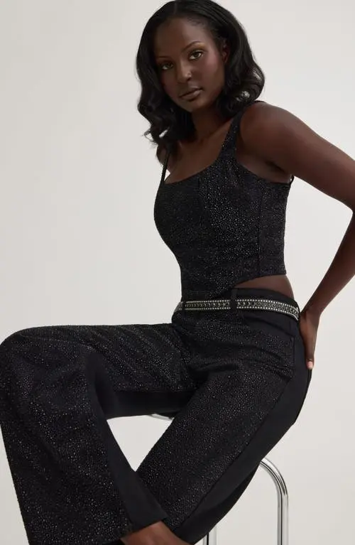 Guess High Waist Wide Leg Jeans