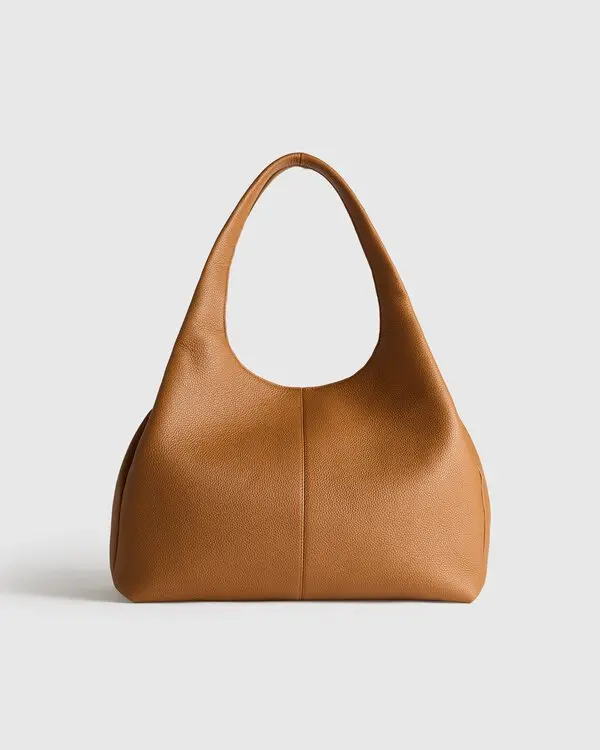 Quince Clement Shoulder Bag - Cognac