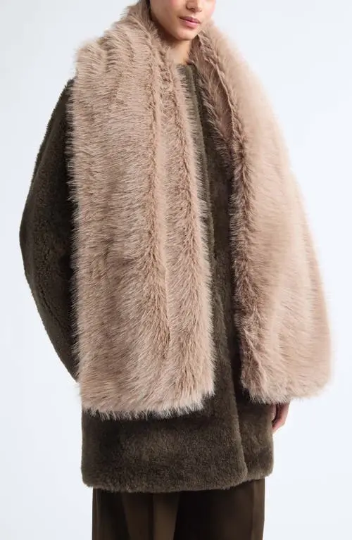 Vince Faux Fur Scarf