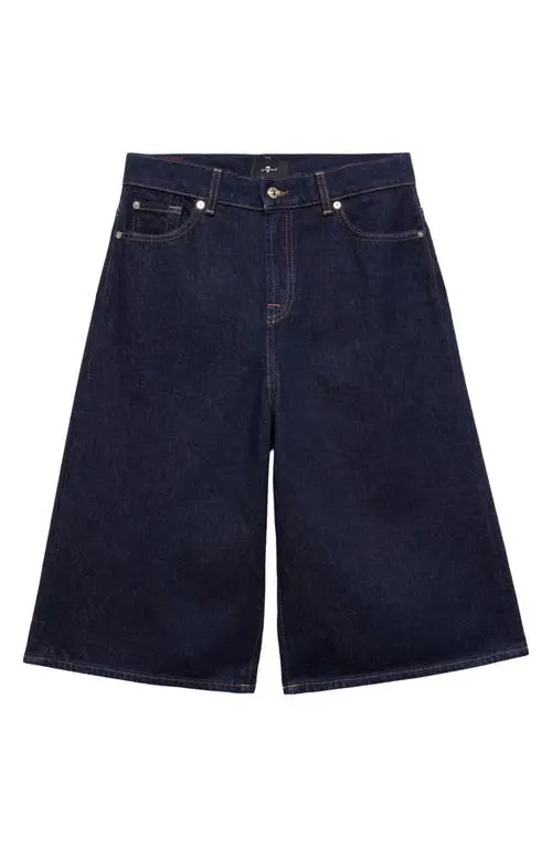 7 For All Mankind Culotte Wide Leg Crop Jeans