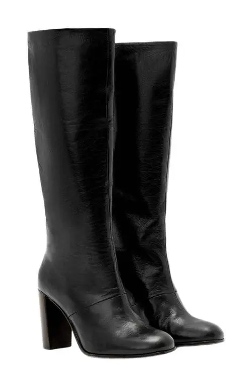 ALLSAINTS Marisa Leather Knee High Boot