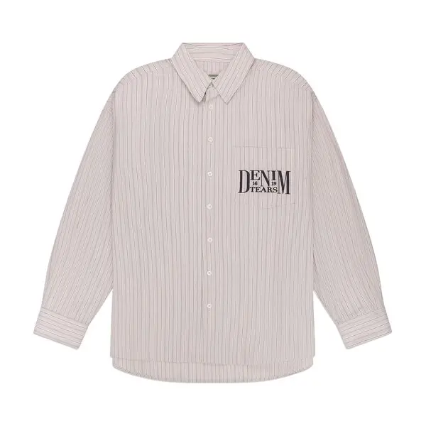 DENIM TEARS Striped Button Up Shirt