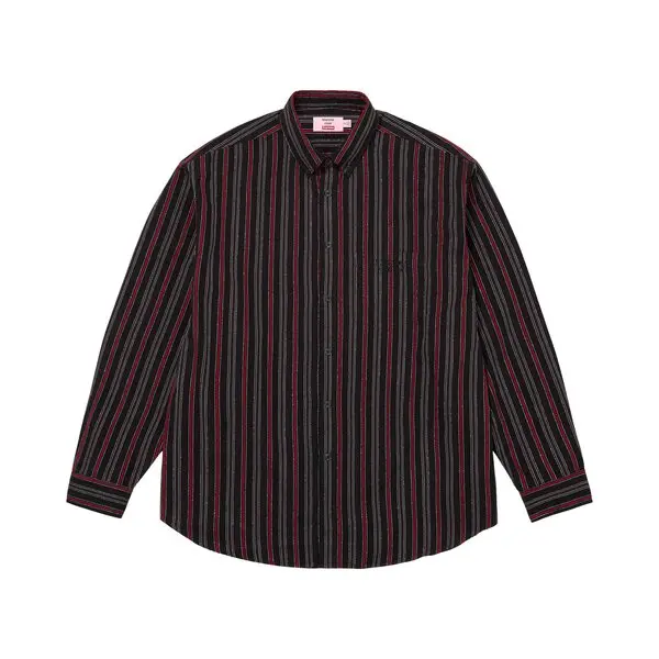 Supreme X Martine Rose Metallic Stripe Shirt