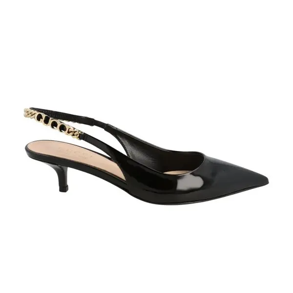 Gucci Wmns Signoria Slingback Pumps 'nero