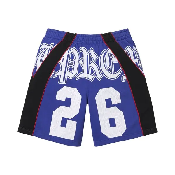 Supreme Paneled Sweatshort 'royal - Blue