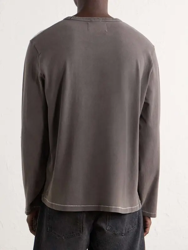CORRIDOR Garment-dyed Cotton-jersey T-shirt