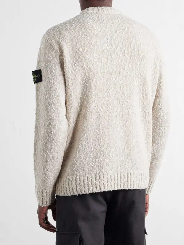 Stone Island Speckled Wool Nylon Sweater