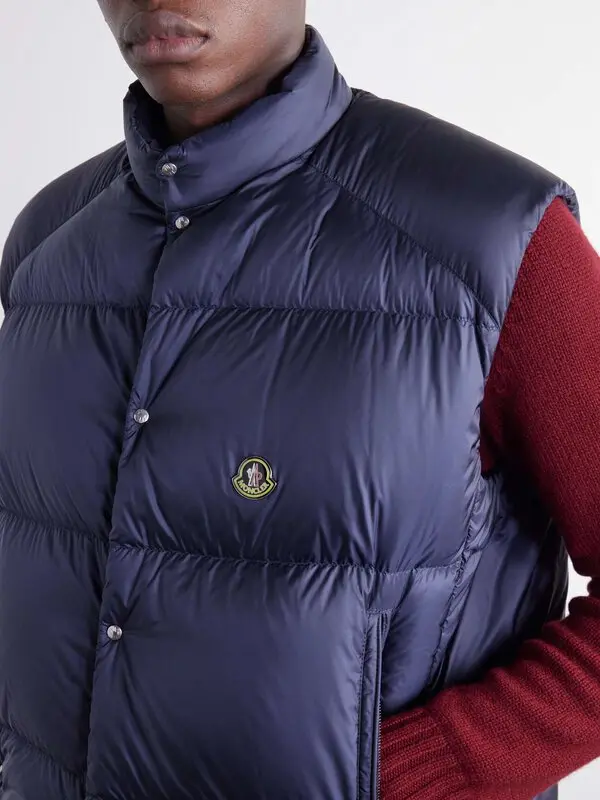 Moncler Tibb Reversible Virgin Wool Down Gilet