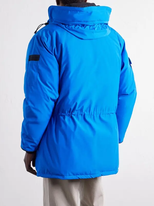 Canada Goose Expedition Hooded Logo-appliquéd Shell Down Parka
