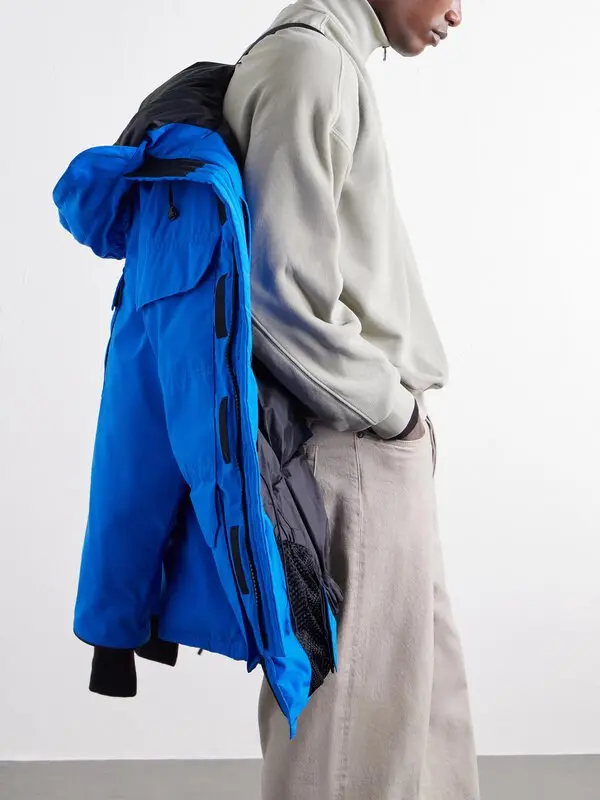 Canada Goose Expedition Hooded Logo-appliquéd Shell Down Parka